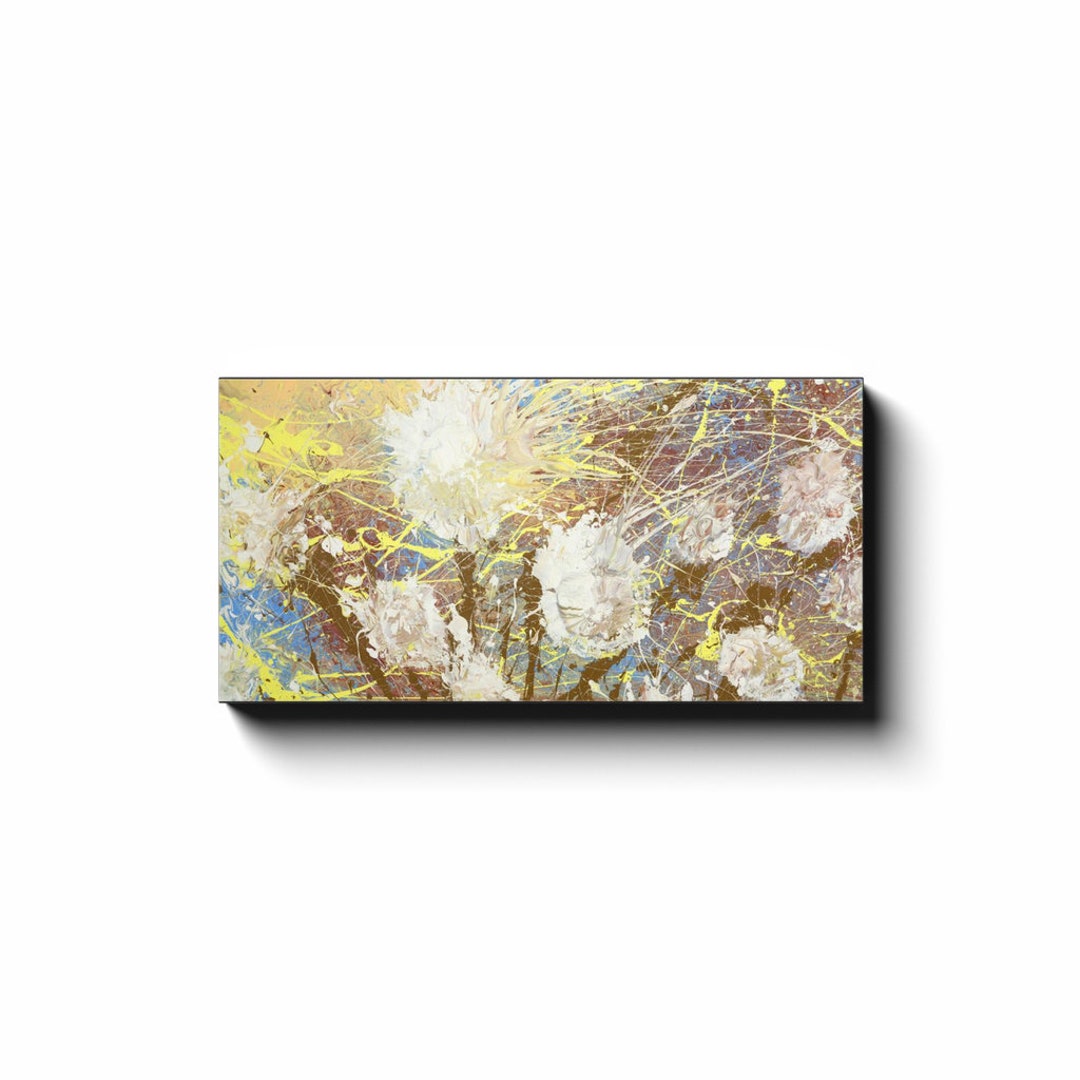 The Dance of the Dandy Lions Print on Canvas, Dandy Lions, Abstract ...