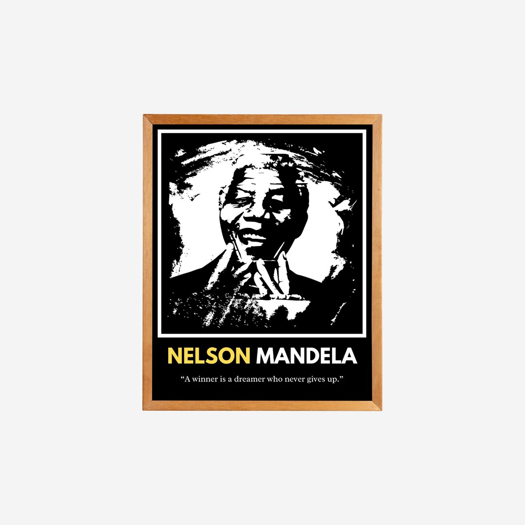 Nelson Mandela Education Quote Print, PRINTABLE Wall Art, Inspirational ...