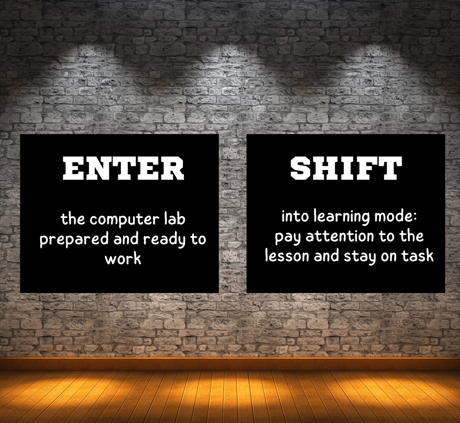 Computer Lab Poster Set of 6 Classroom Decor INSTANT - Etsy