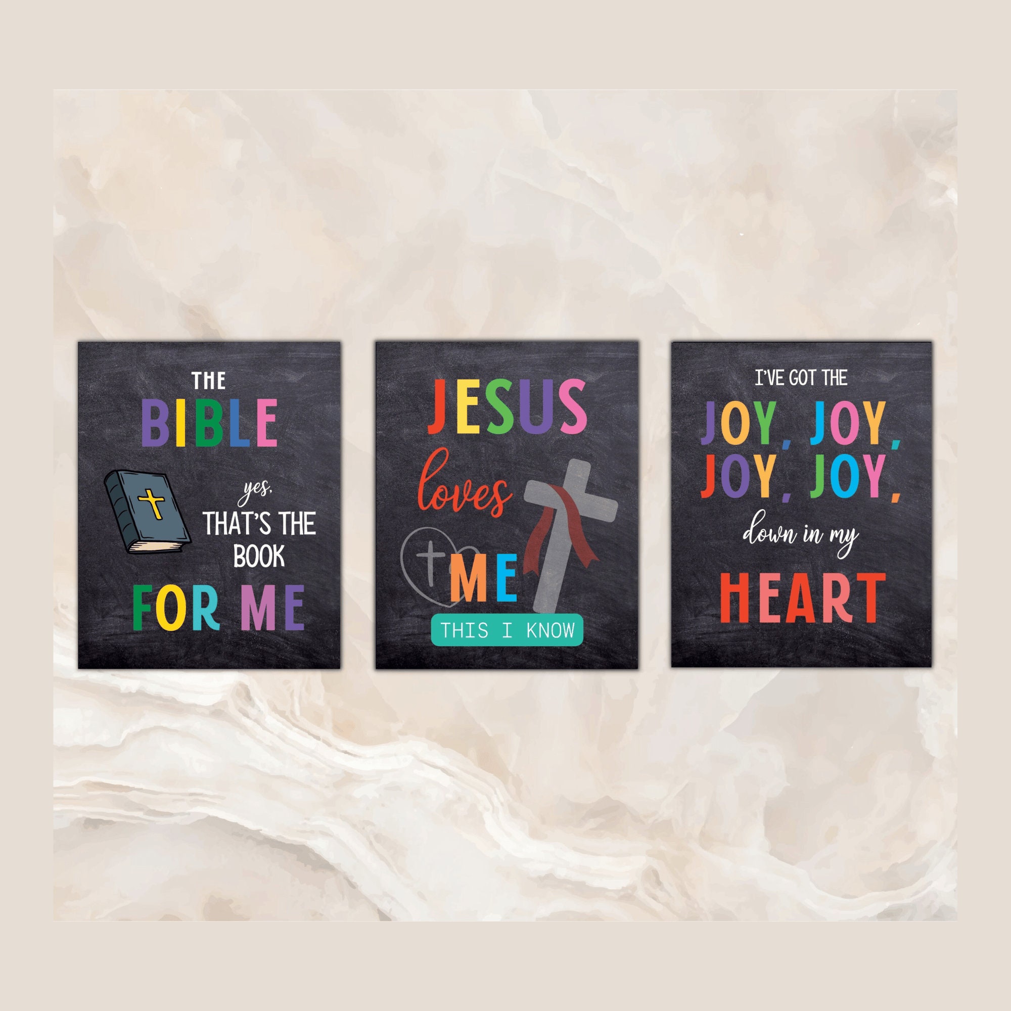 Sunday School Posters | Kids Bible Songs Print | Sunday School Teacher ...