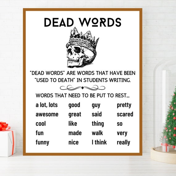 Writing Dead Words