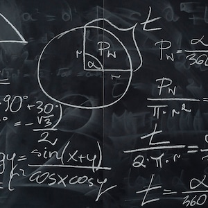 Math Teacher Zoom Virtual Background | Backdrop | Office Background ...