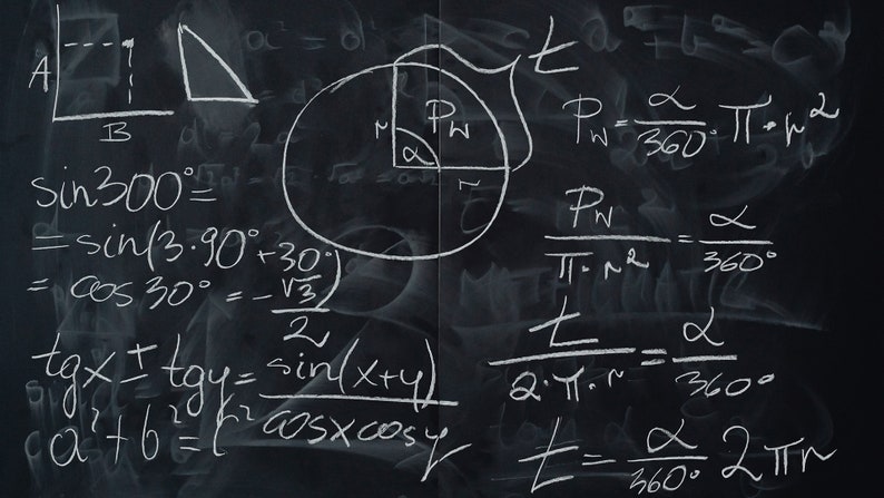 Math Teacher Zoom Virtual Background | Backdrop | Office Background ...