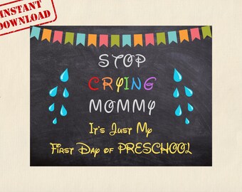 Stop Crying Poster - Etsy