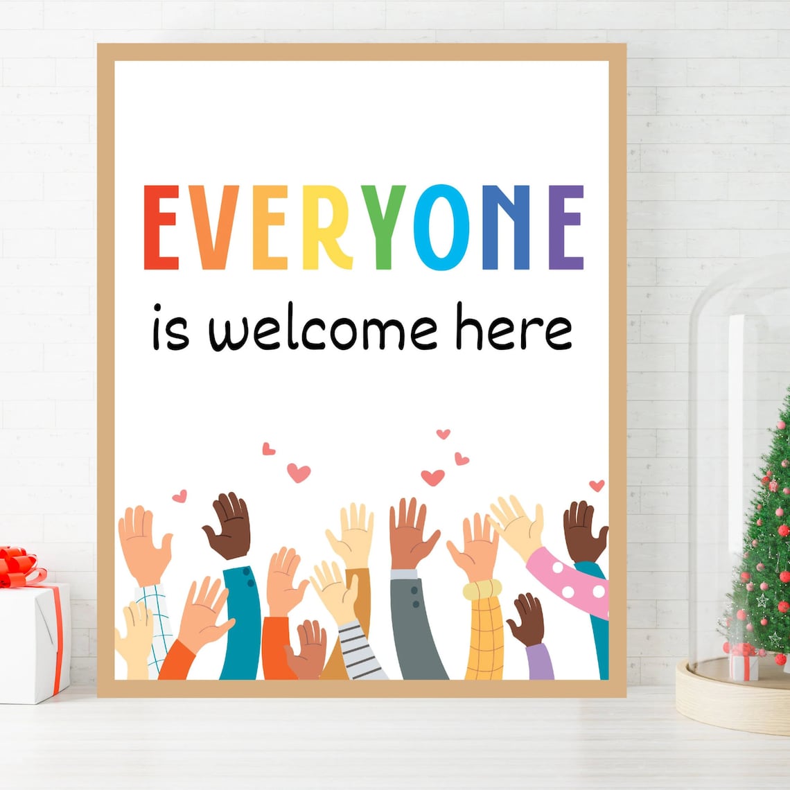 Everyone is Welcome Here Poster Sign School Counselor Office - Etsy