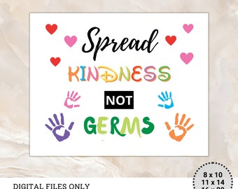Kindness Hands Poster - Etsy