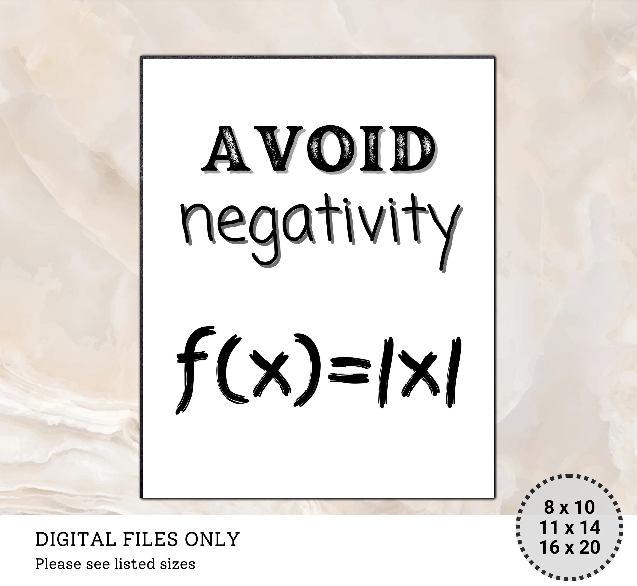 Funny Math Classroom Posters Printable Art Funny Classroom Art - Etsy ...