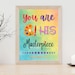You Are God's Masterpiece, Ephesians 2:10, Childrens Decor Christian ...