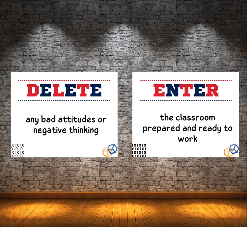 Classroom Poster Set of 6 Classroom Decor INSTANT DOWNLOAD - Etsy