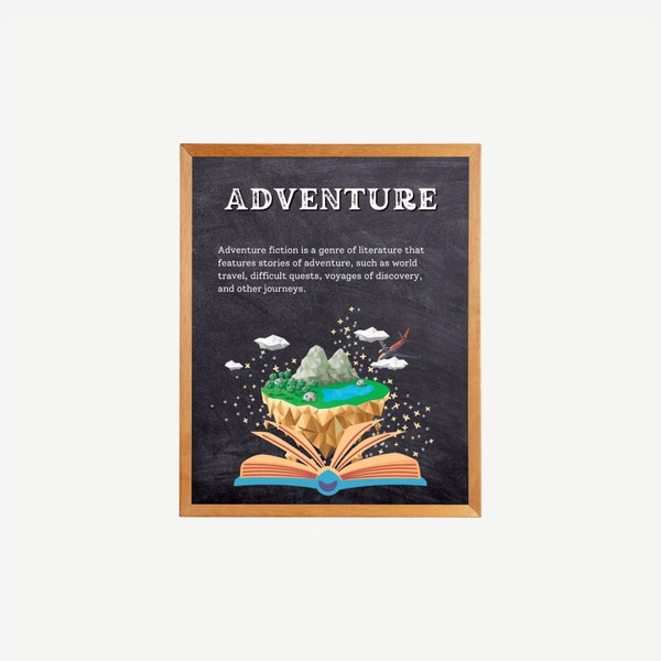 Middle School Literature Poster - Etsy