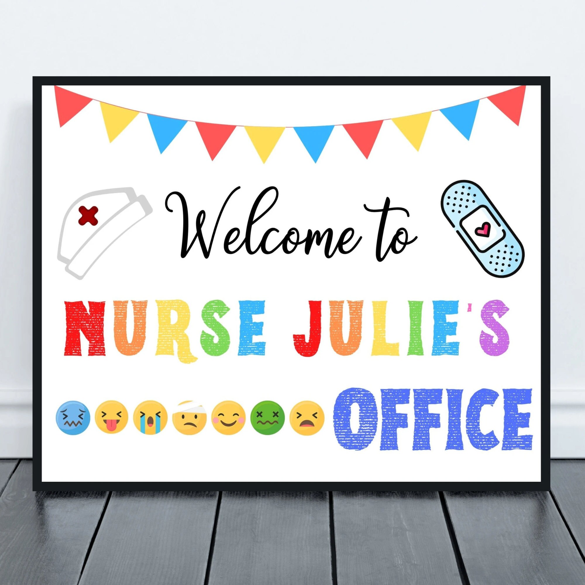 Where is the School Nurse Door Sign, Classroom Decor, School Nurse ...