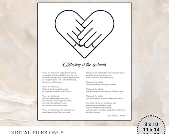Blessing of the Hands Wedding Poem - Etsy
