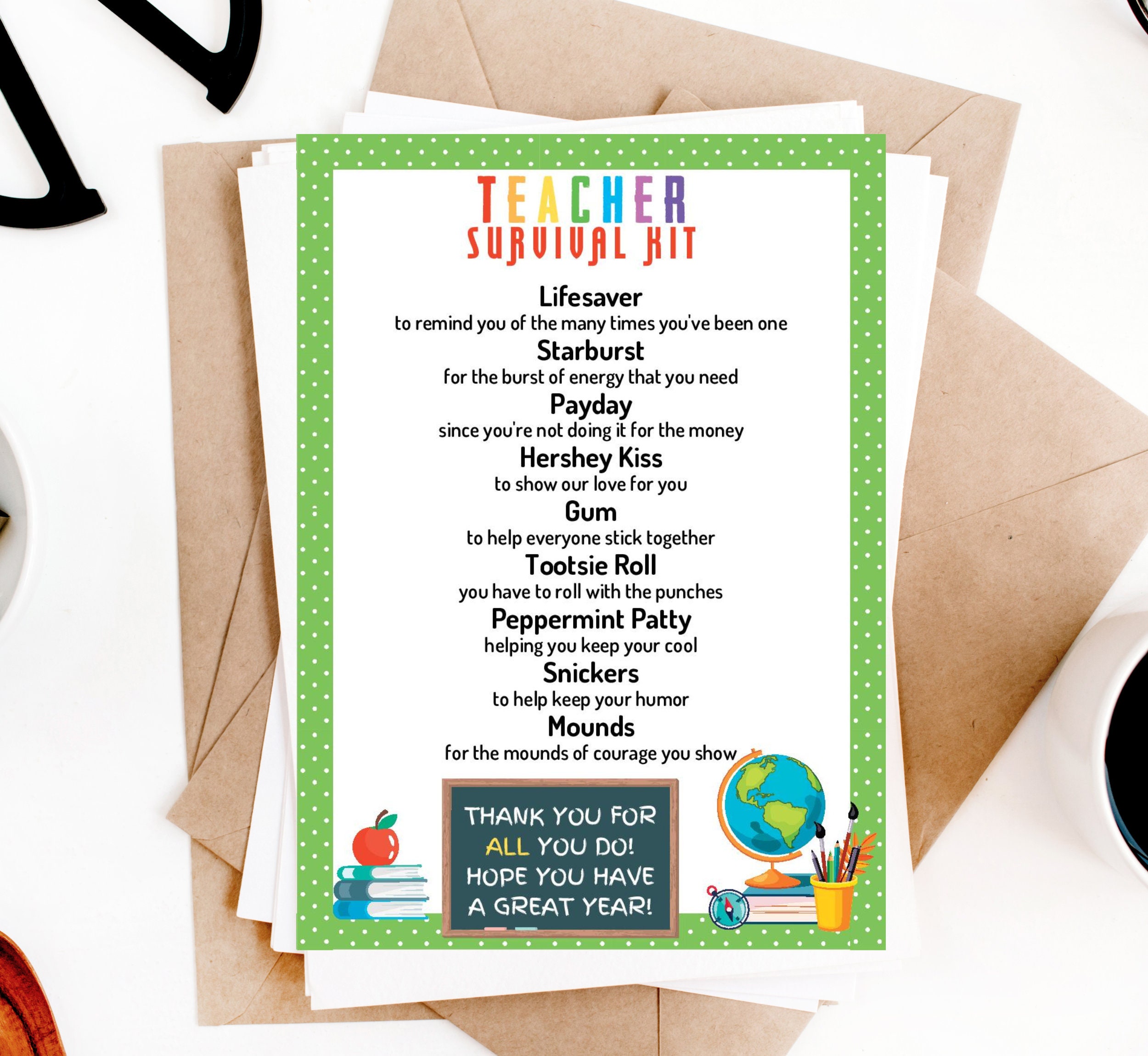 Back to School Teacher Gift, Pta, Back to School Teacher Appreciation ...