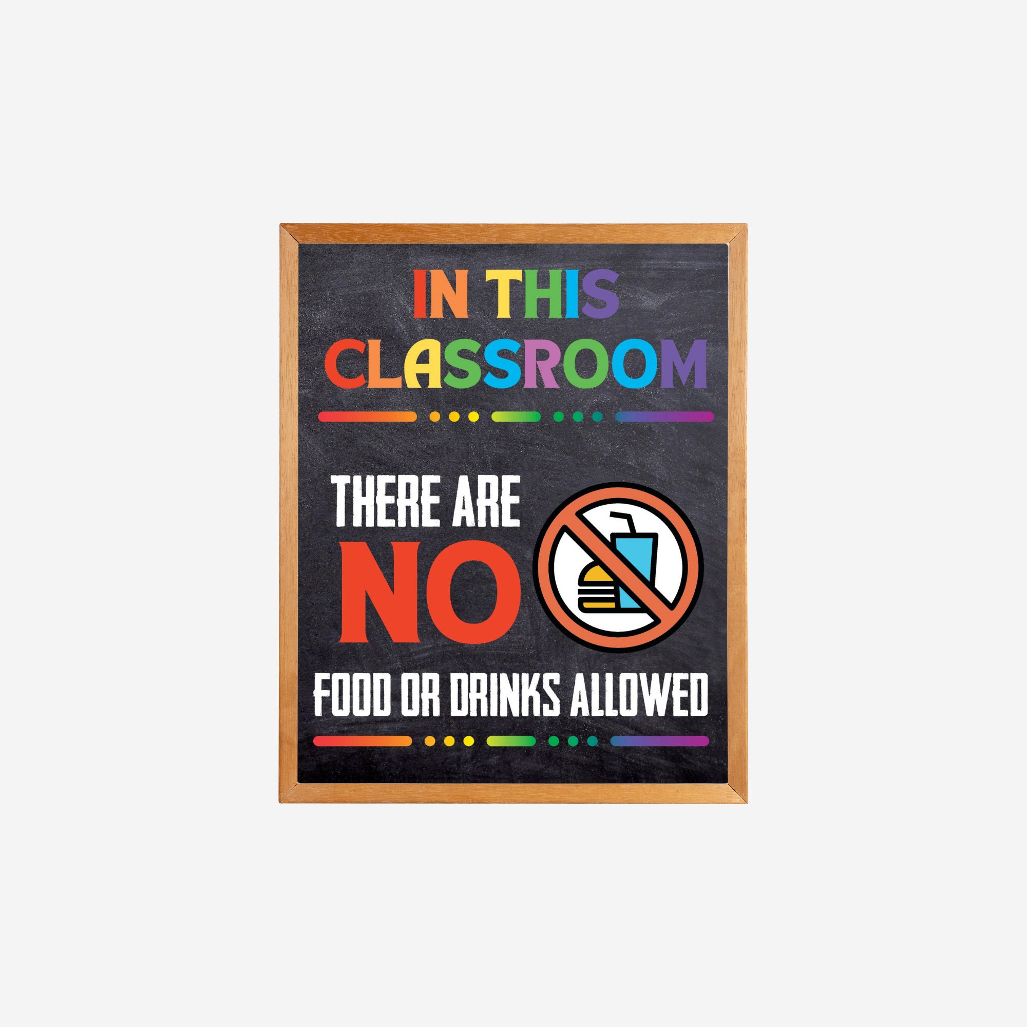 Classroom Poster, Teacher Rules, Teacher Poster, No Food or Drinks ...