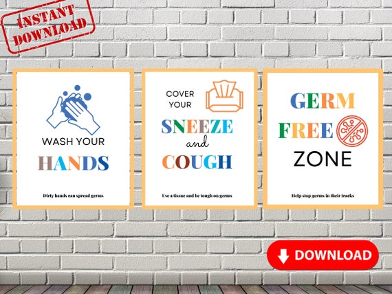 School Health Posters Health Room Office Posters Nurse - Etsy