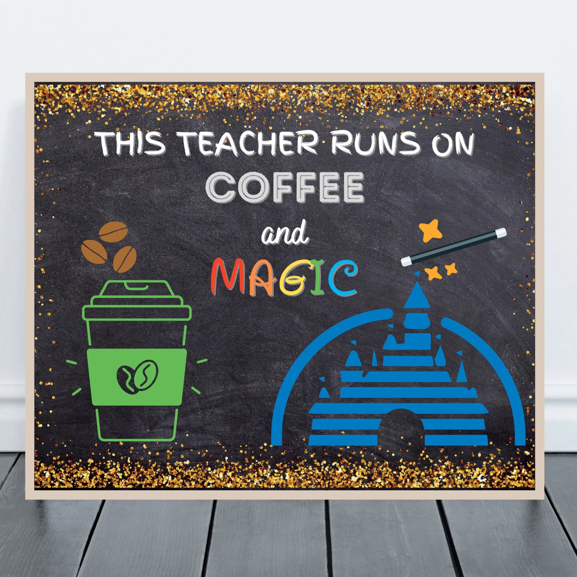 Funny English Poster, Coffee and Magic, Grammar Punctuation, Classroom ...