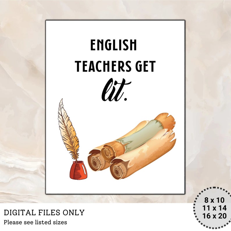 Funny English Classroom Decoration, Teacher Humor, English Pun ...