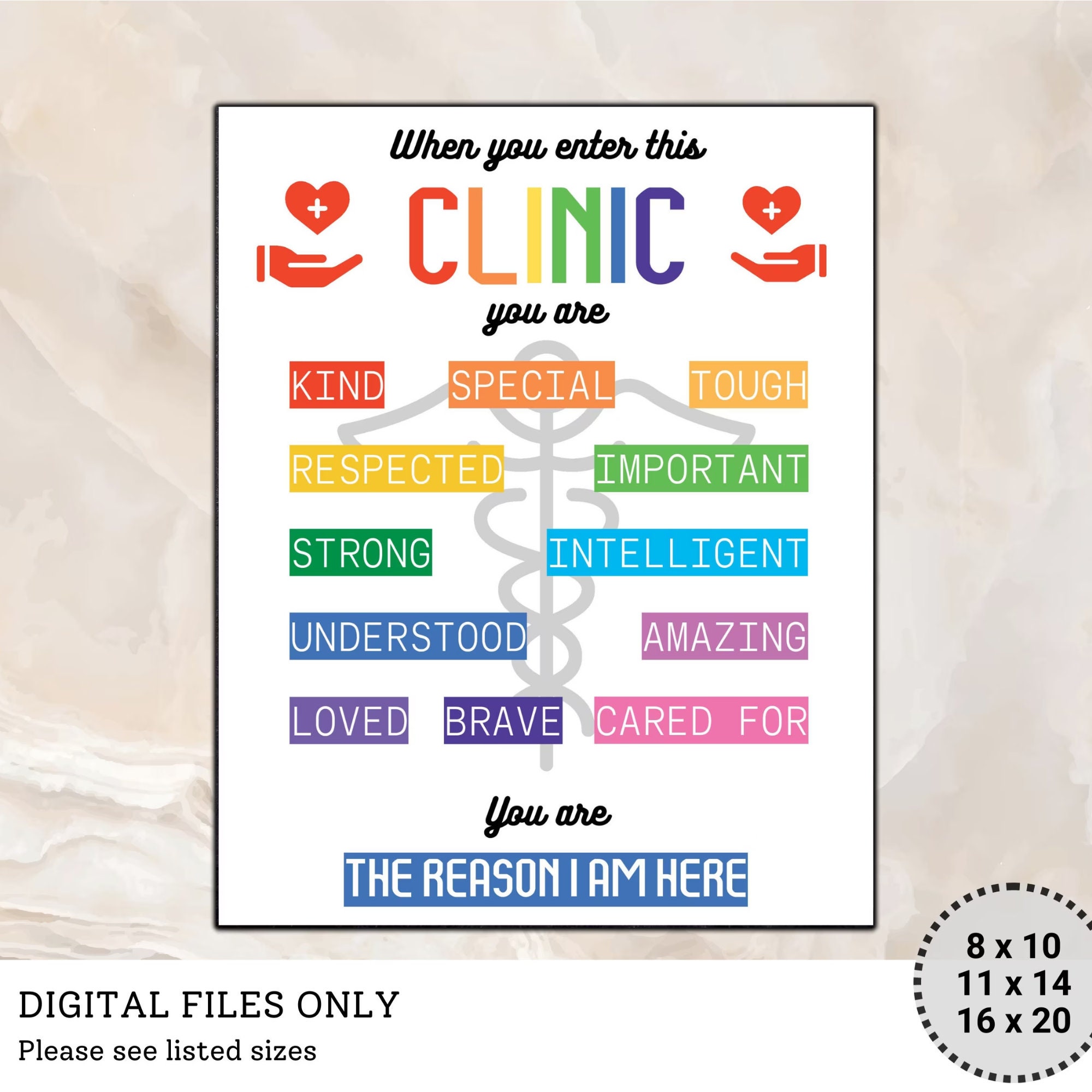 Printable School Health Office Poster, Pediatric Clinic Decor, Health ...