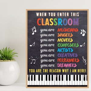 Music Teacher Classroom Printable Poster Drama Teacher - Etsy