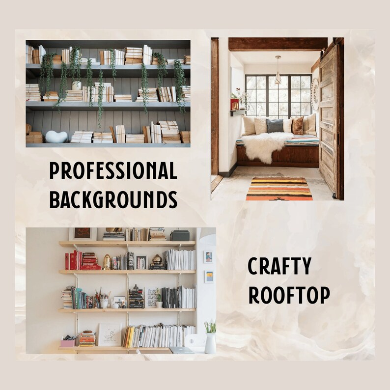 Bookshelf Zoom Virtual Background Nurse Zoom Background Therapist ...