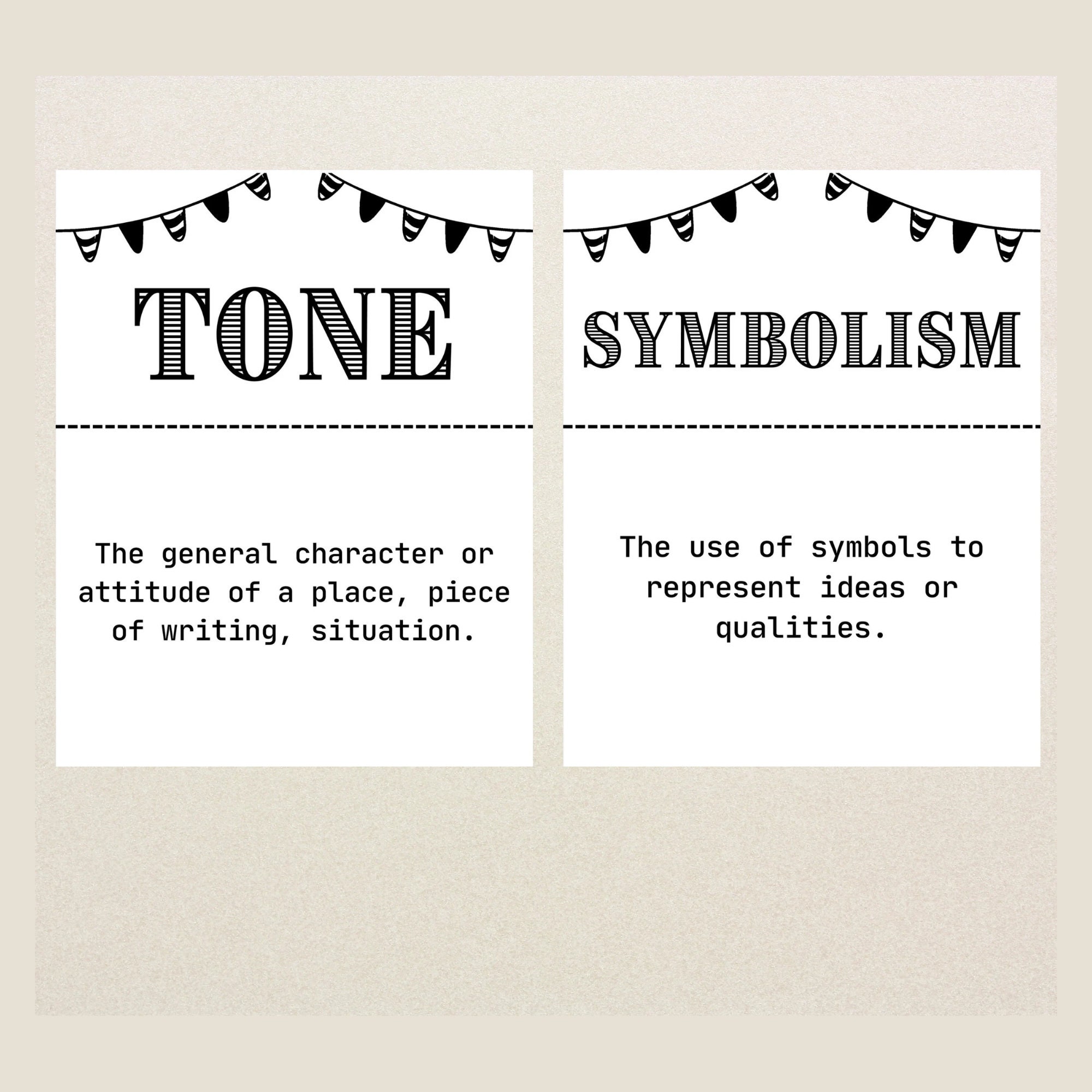 Literary Devices Posters, Writing Elements Art, English Classroom ...