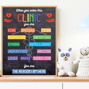Printable School Health Office Poster Pediatric Clinic Decor - Etsy