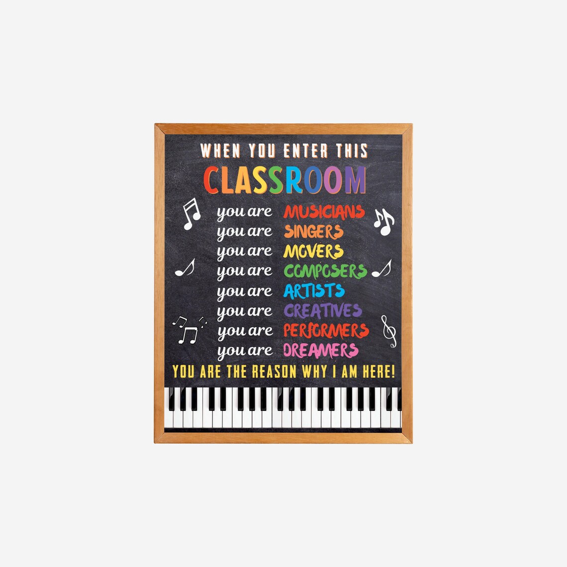 Music Teacher Classroom Printable Poster, Classroom Decor, Music ...