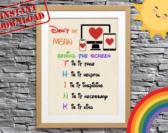 Computer Lab Poster - Etsy