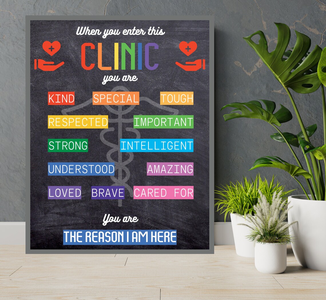 Printable School Health Office Poster Pediatric Clinic Decor - Etsy