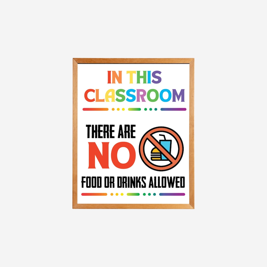 Printable No Cellphones Allowed Sign School Classroom Decor, INSTANT ...