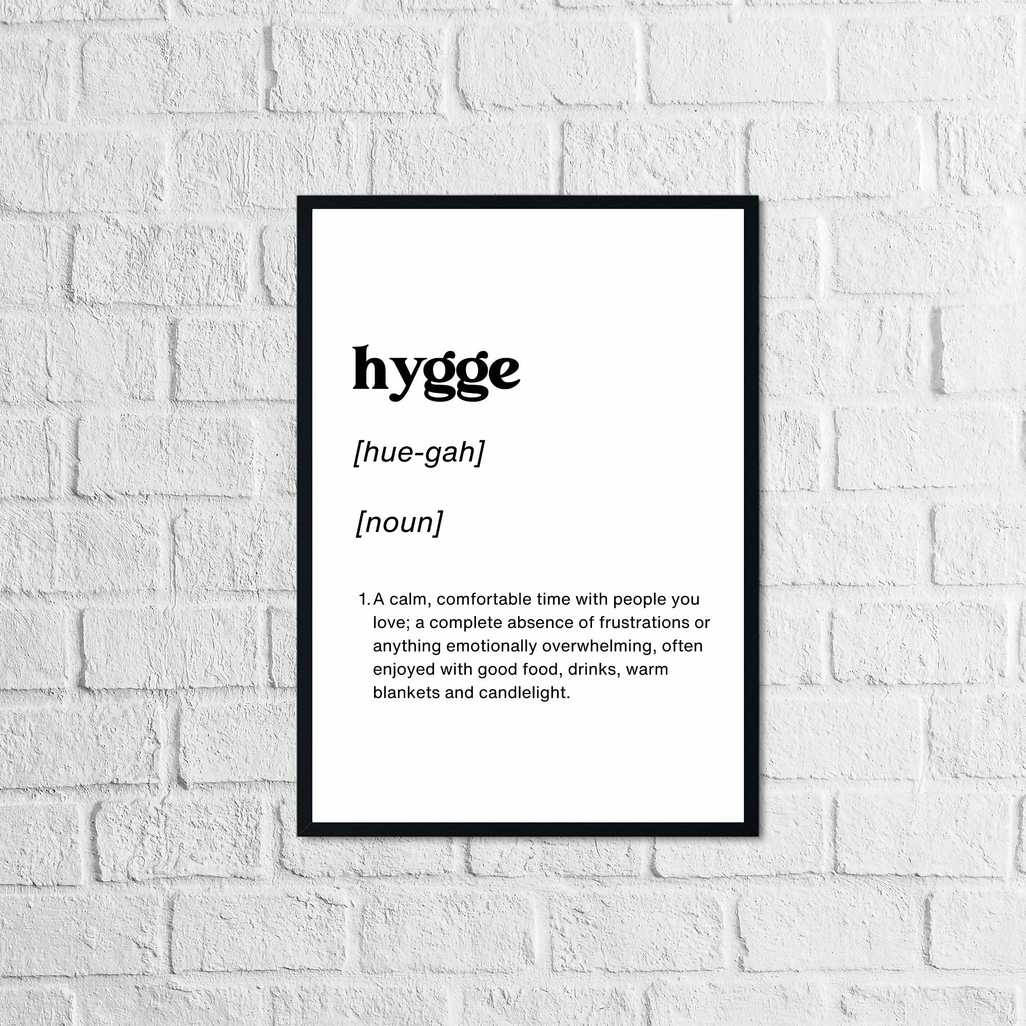 Hygge, Hygge Print, Hygge Poster, gemütliche Wandkunst, Hygge ...