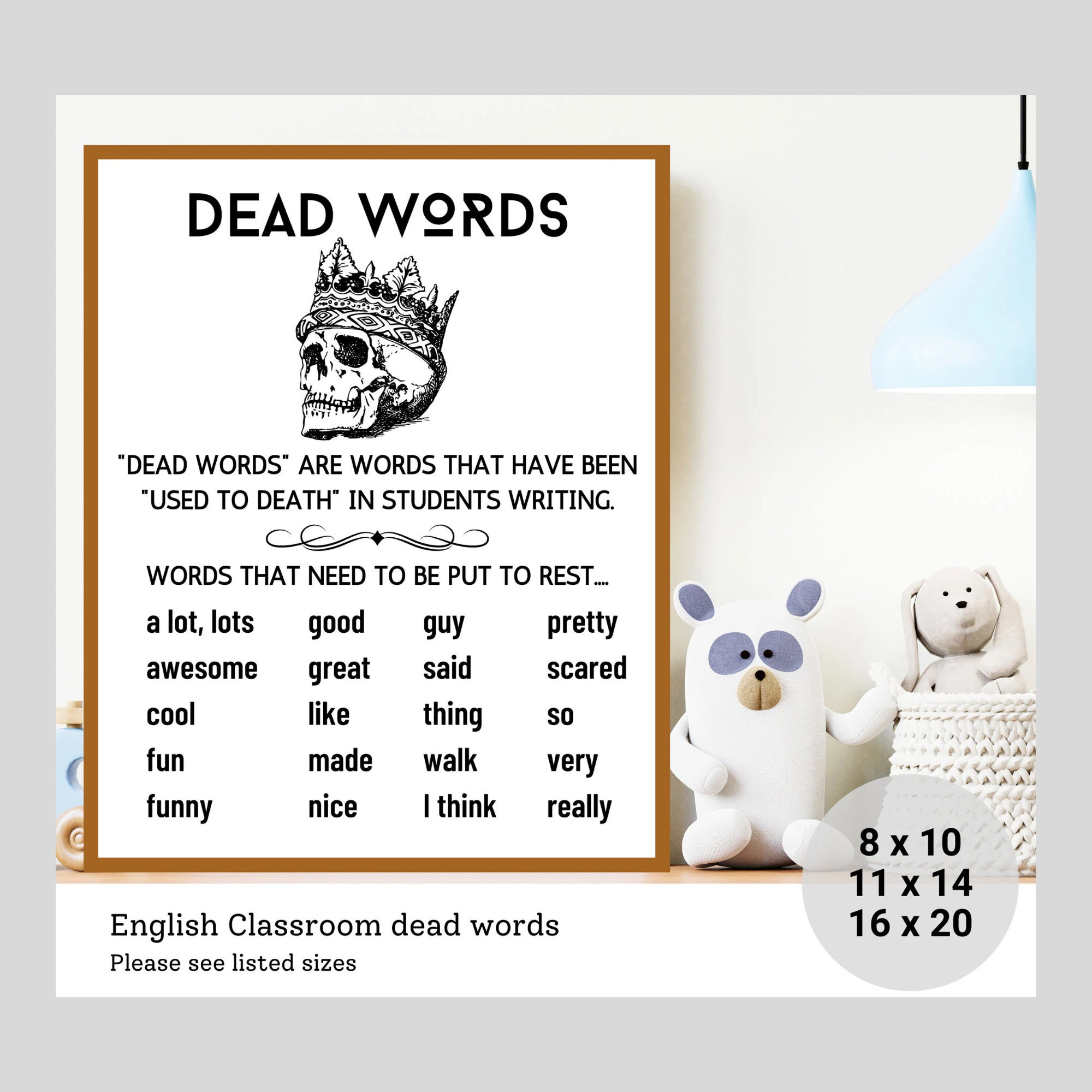 Literary Poster Pack, English Literature Sign, School Decor ...