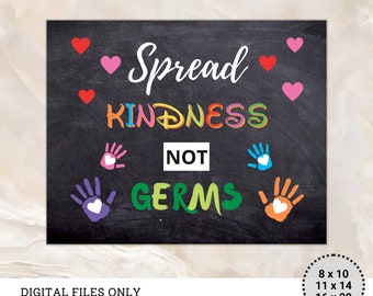 Spread Kindness Poster - Etsy