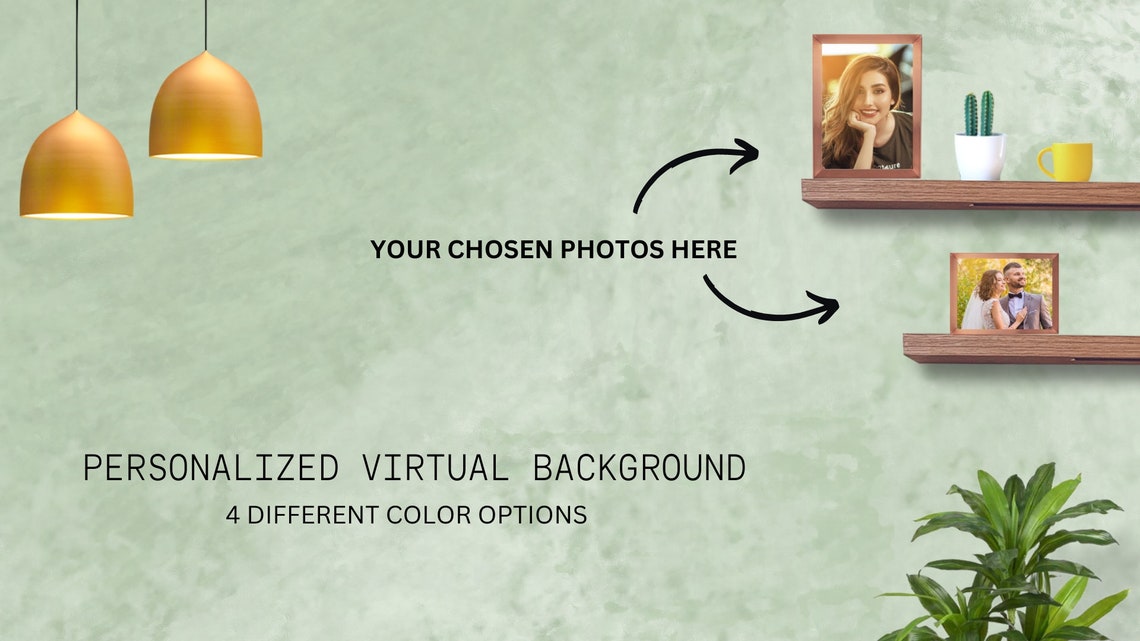 Personalized Zoom Background, Custom Photos Zoom Backdrop, Brand Logo ...