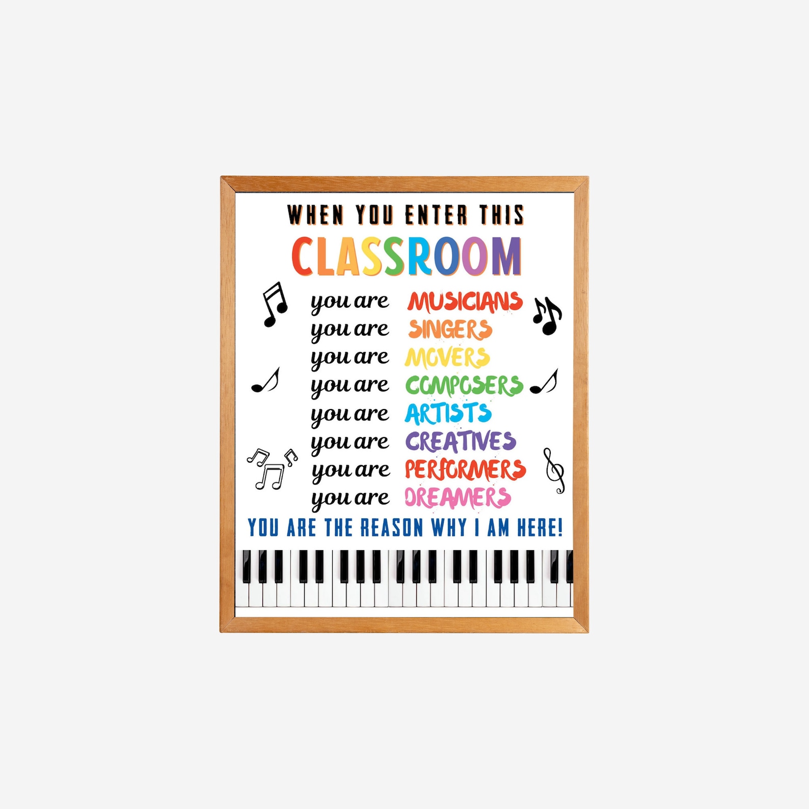 Music Teacher Classroom Printable Poster, Drama Teacher Performing Arts ...