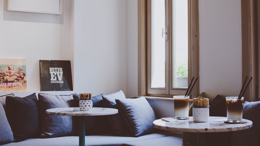 Coffee Shop Zoom Virtual Background Backdrop Office - Etsy