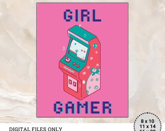 Pink Arcade Art - Etsy