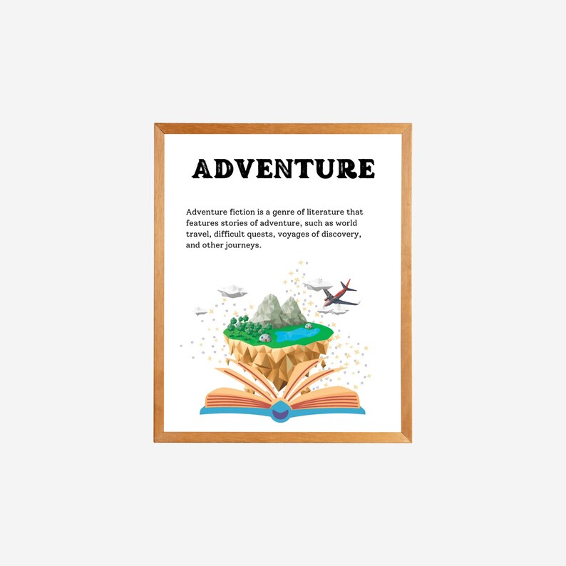 Literary Genre Poster English Literature Techniques Prints - Etsy