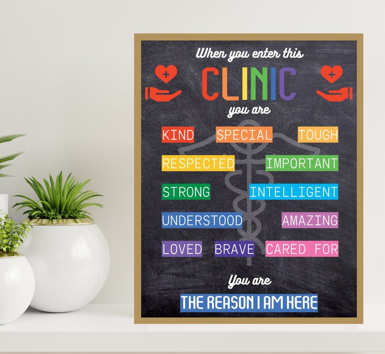 Printable School Health Office Poster Pediatric Clinic Decor - Etsy