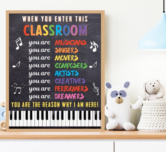 Music Teacher Classroom Printable Poster Drama Teacher - Etsy
