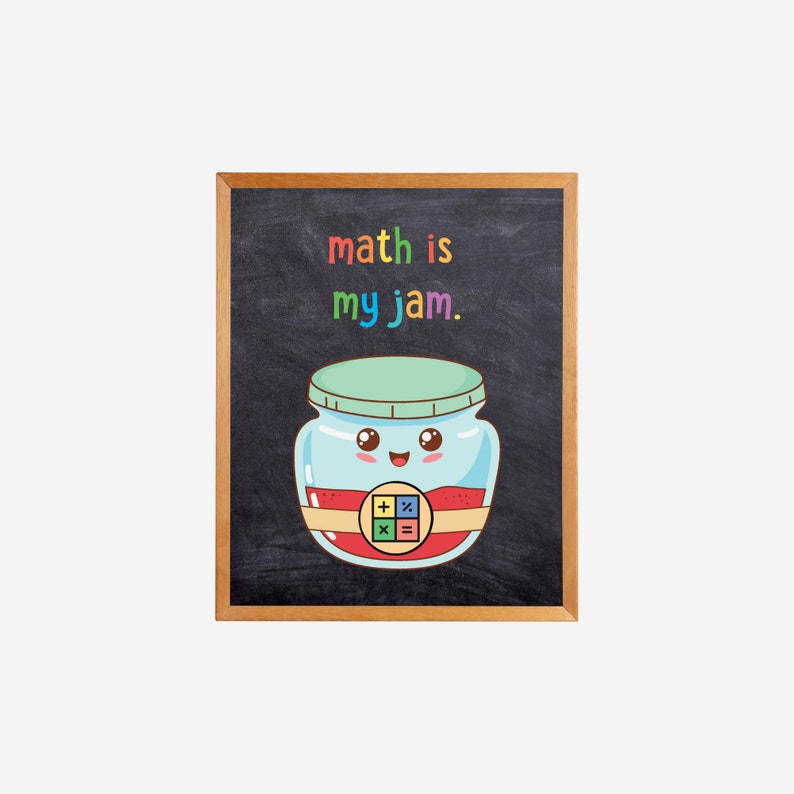 Funny Math Classroom Poster, Printable Art, Funny Classroom Art ...