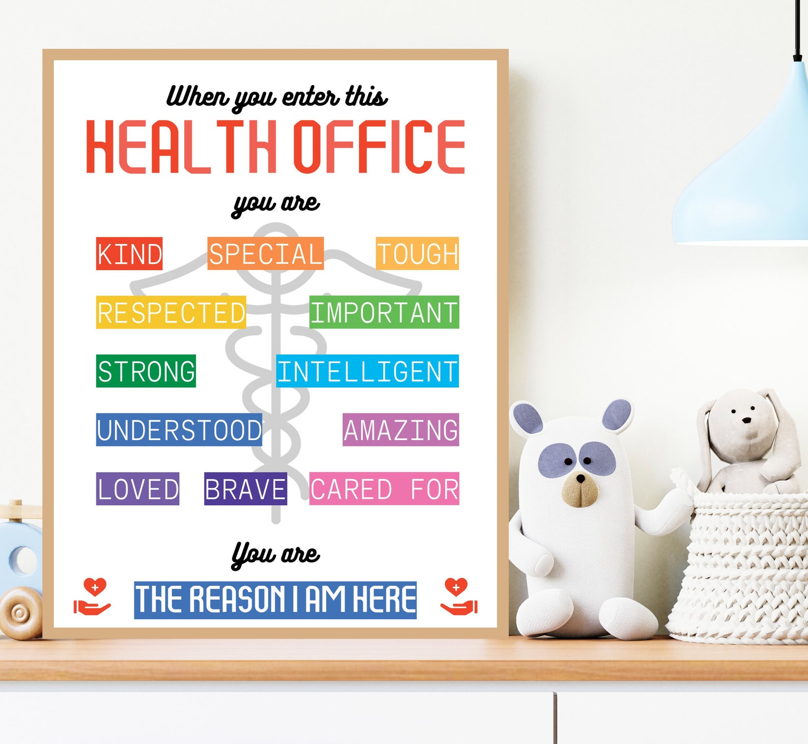 Printable School Health Office Poster Pediatric Clinic Decor - Etsy