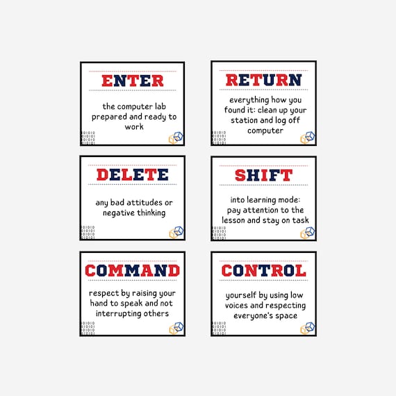 Computer Lab Rules For Kids