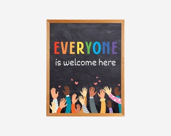 Equality Prints,classroom Decor,diversity,inclusion,teacher,printable ...