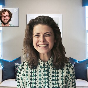 Zoom Virtual Living Room Superior Backdrop Digital Home - Etsy