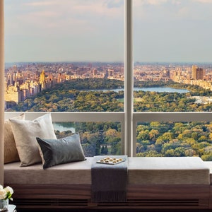 Window View Zoom Virtual Background Backdrop Office - Etsy UK