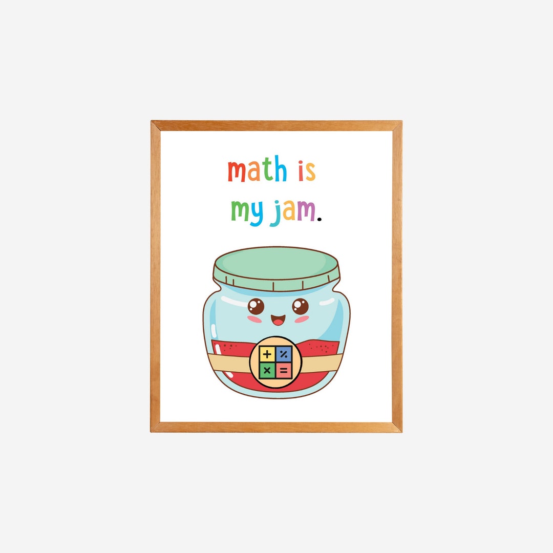 Funny Math Classroom Poster, Printable Art, Funny Classroom Art ...