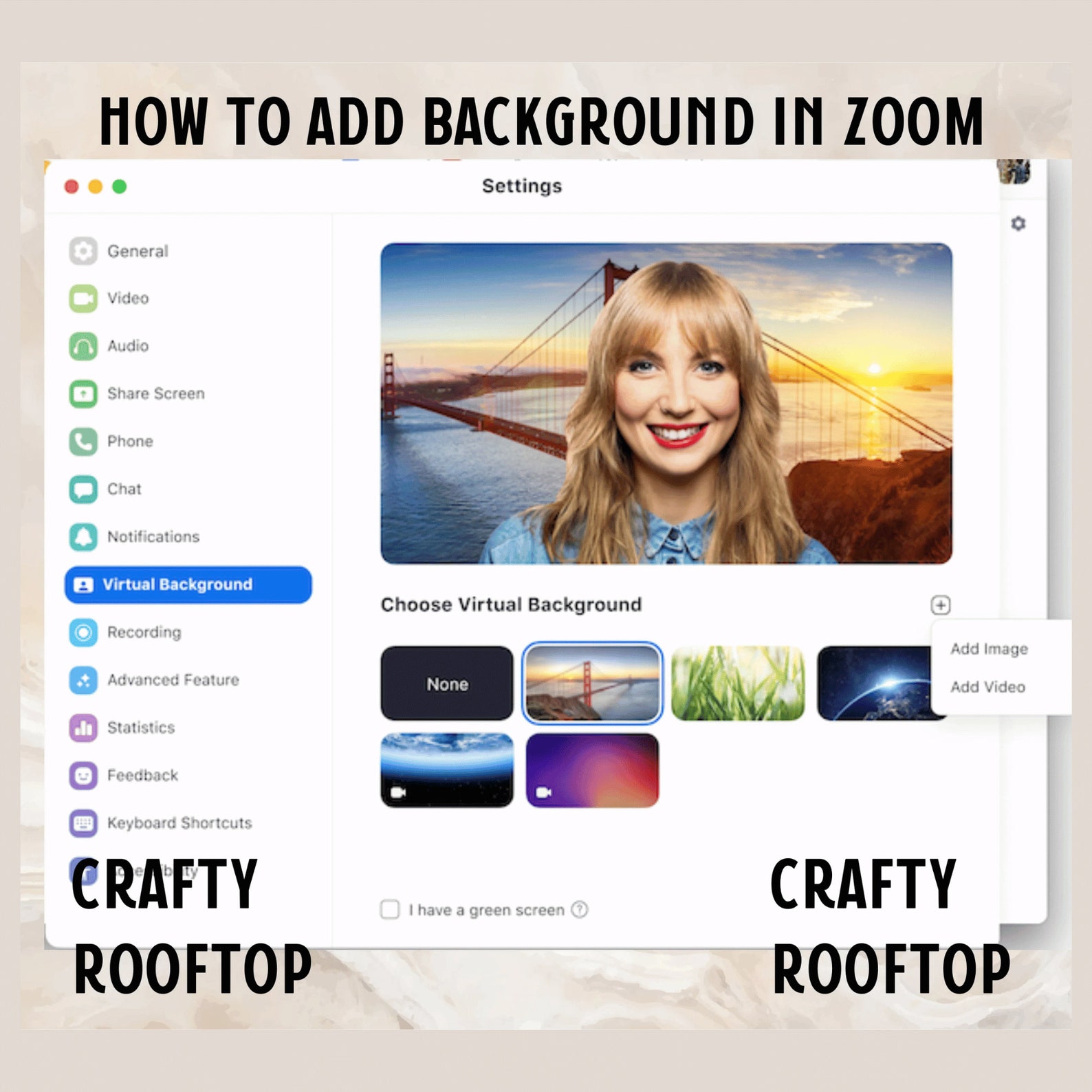 Zoom Virtual Background | Realistic Backdrop | Moody Office Background ...