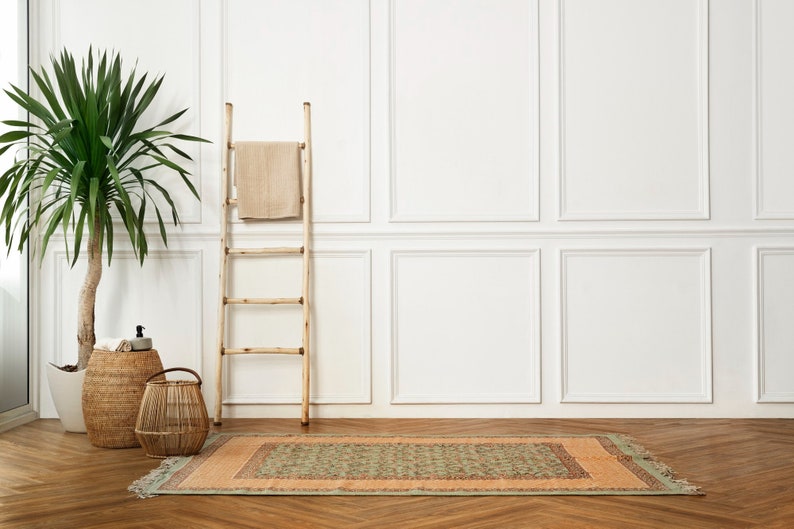 Zoom Virtual Background Simple Neutral Room With Ladder - Etsy
