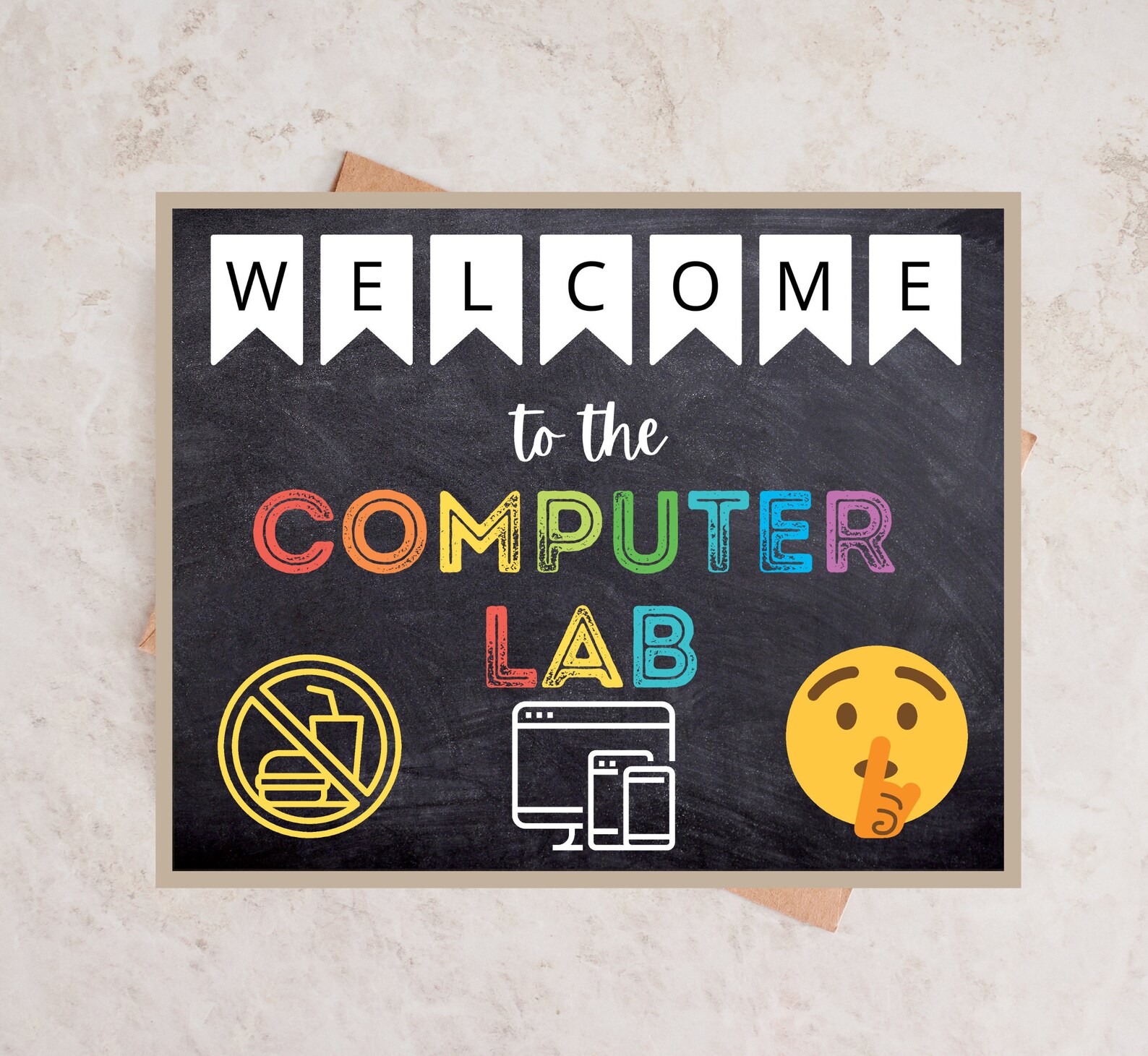 Computer Lab School Sign Classroom Decor Teacher Door Sign - Etsy